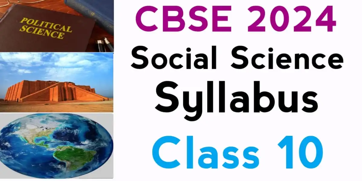 CBSE Social Science Syllabus Class 10 2023 24 Download